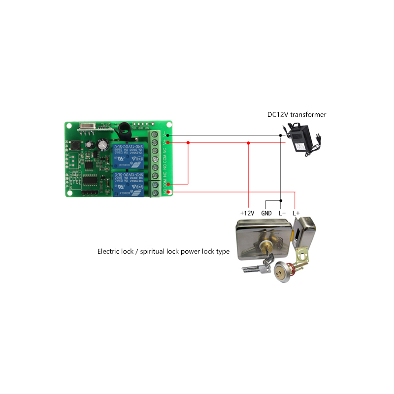 Telecomanda radio cu transmițător 433MHz (SWBM)