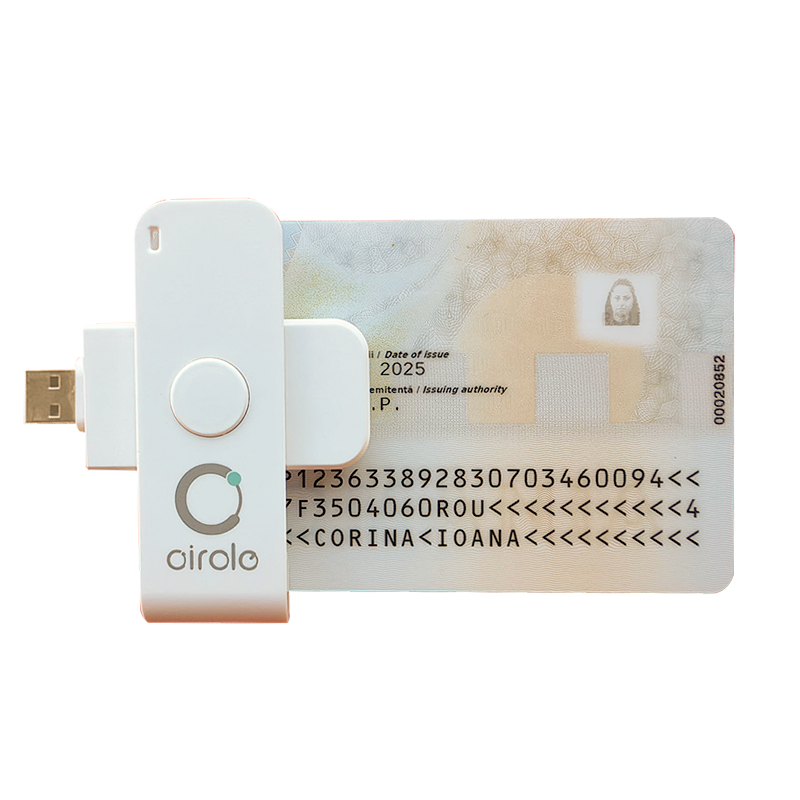 Cititor de carduri inteligente cu contact - AB Circle CIR115C-01